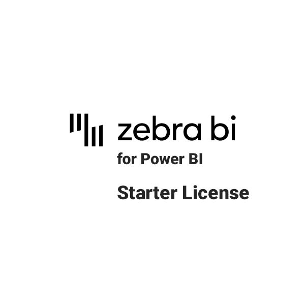 Phần mềm Zebra BI for Power BI - Starter - AzSoft